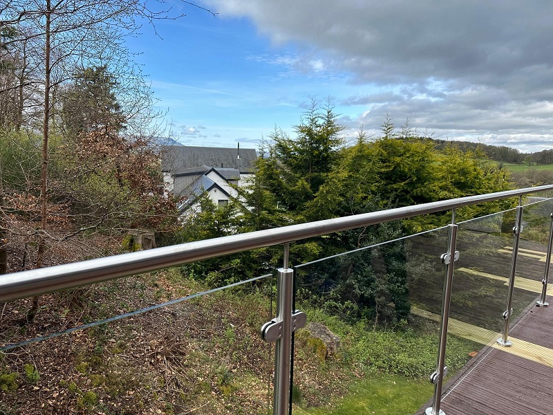 Frameless Glass Balustrade Systems Bridge of Allan